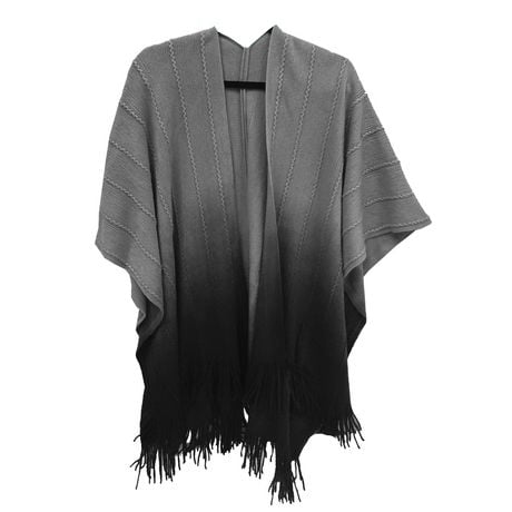 Cable Knit Ruana by George | Walmart Canada