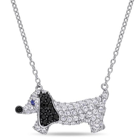 Click here for Avra Rose 1-1/2 Carat T. G.W. Created White And Bl... prices