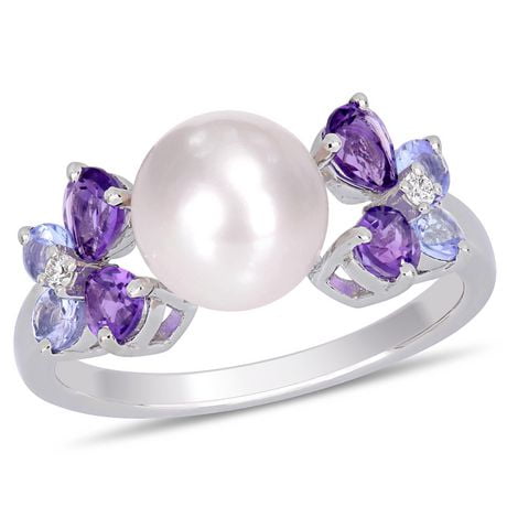 Click here for Miabella Cultured Freshwater Pearl  Tanzanite  Ame... prices