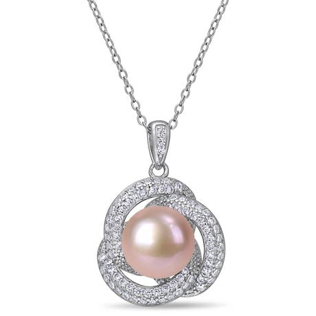 Click here for Avra Rose Pink Freshwater Cultured Pearl And 4/5 C... prices