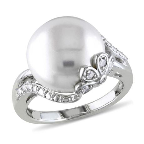 Click here for Miabella Cultured Freshwater Pearl And Diamond-Acc... prices