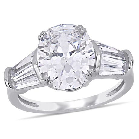 Click here for Avra Rose 6-1/2 Carat T. G.W. Cubic Zirconia Sterl... prices