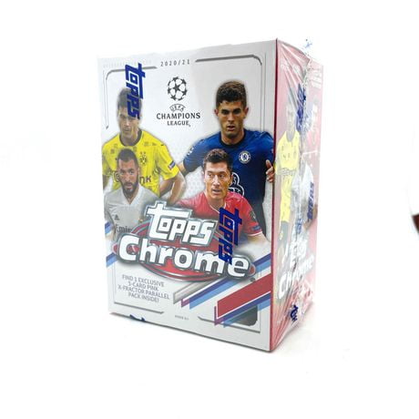 2020-21 Topps Chrome UEFA Champions League Soccer Trading Cards Blaster ...