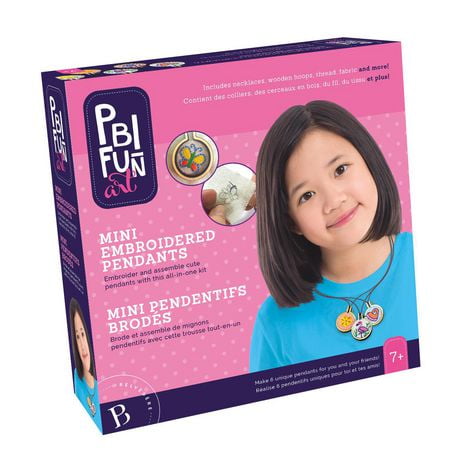 PBI Fun Art Mini Embroidered Pendants | Walmart Canada