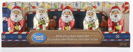 Great Value Milk Chocolate Santa Set - Walmart.ca