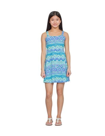 Justice Beach Pattern Skater Dress, Size: XS-XL - Walmart.ca