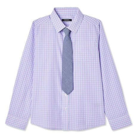 Click here for George Boys Woven Shirt And Tie Periwinkle S prices