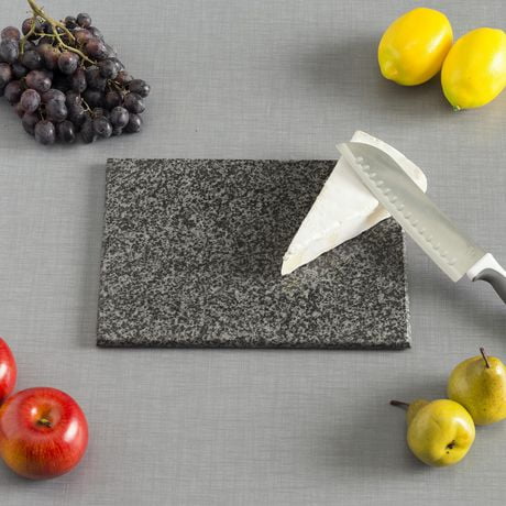 Click here for Home Basics 8 X 12 Granite Cutting Board  Black Bl... prices