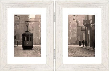 Click here for Hometrends Olpa 8X10in Double Hinged Frame Bleache... prices