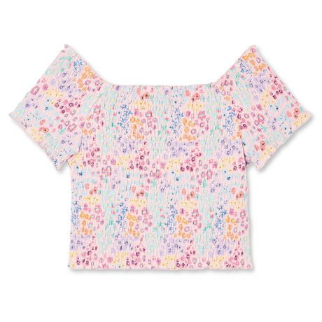 Click here for George Girls Smocked Raglan Crop Top Rose Xs prices