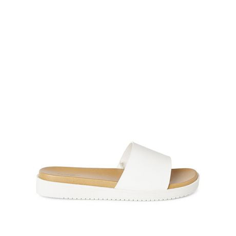 Click here for George Womens Sandy Slides White 10 prices