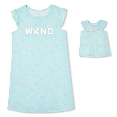 Click here for George Girls Dolly And Me Nightshirt 2-Piece Set B... prices