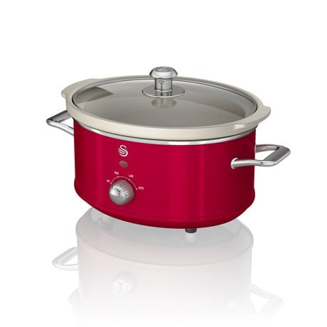Click here for Swan Retro Slow Cooker 3.5 L Sf17021rn Red prices