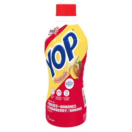 Yop by Yoplait Yoplait Yop Strawberry/Banana Flavour Special Edition ...