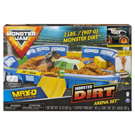 Click here for Monster Jam 24 Playset Dirt Arena W/ Die-Cast Mons... prices