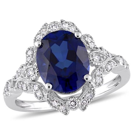 Click here for Miabella 4-1/6 Carat T. G.W. Created Sapphire And... prices