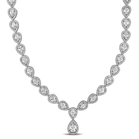 Click here for Miabella 38 Carat T. W.G. Cubic Zirconia Sterling... prices