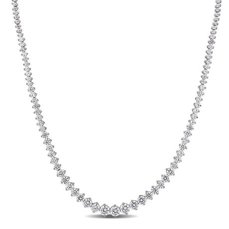 Click here for Miabella 25 Carat T. G.W. Cubic Zirconia Sterling... prices