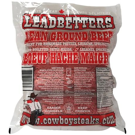 Leadbetters Lean Ground Beef | Walmart Canada