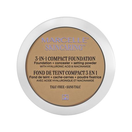 Marcelle Skincaring 3-in-1 Compact Foundation + Concealer + Setting ...