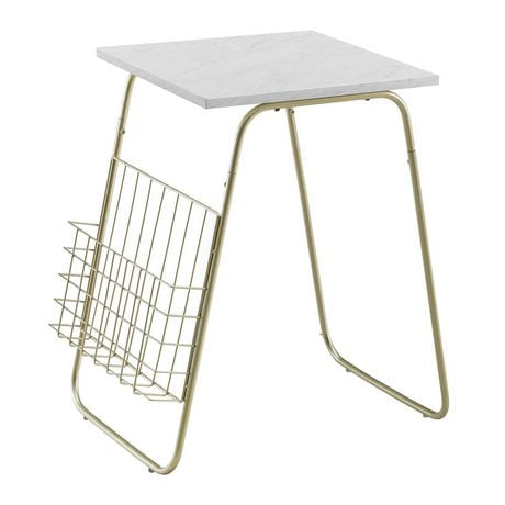 Click here for Manor Park Modern Side Table With Storage And Maga... prices