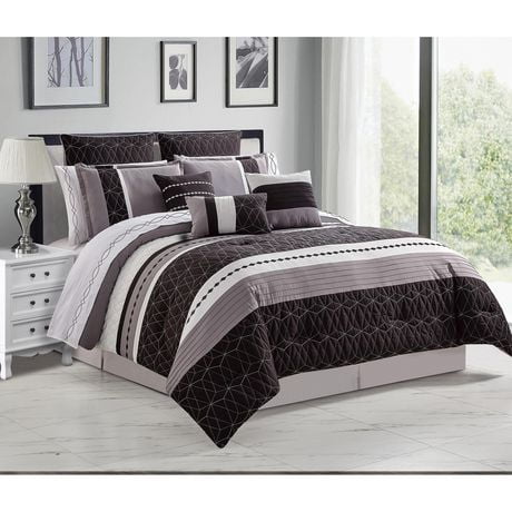 Click here for Safdie & Co. Comforter Set 7Pc Q Axis Multi Queen prices