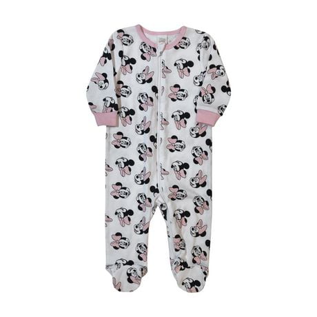 Click here for Disney Girls Minnie Mouse Interlock Sleeper Pink 0... prices