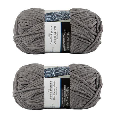 MAINSTAYS 2 pack dark grey polyester yarn | Walmart Canada