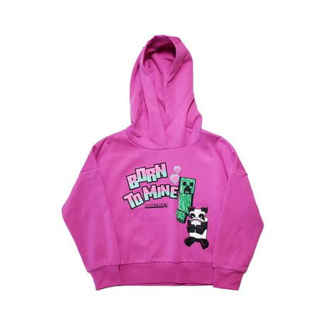 Minecraft Girls Born To Mine Long Sleeve Hoodie - Walmart.ca