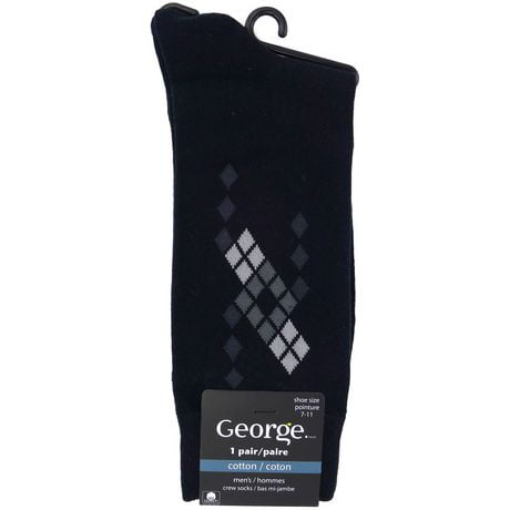 George Men's Patterned Dress Sock | Walmart Canada