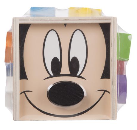 Melissa & Doug Disney Baby Mickey Mouse Wooden Shape Sorting Cube ...