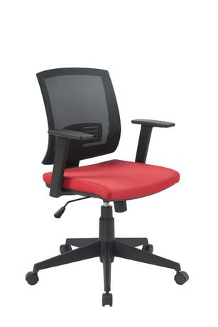 Click here for Tygerclaw Low Back Mesh Office Chair Black+Red prices