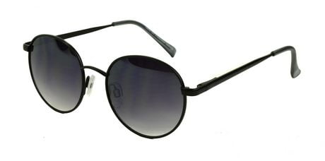 George Mens Round Black Metal Sunglasses | Walmart Canada