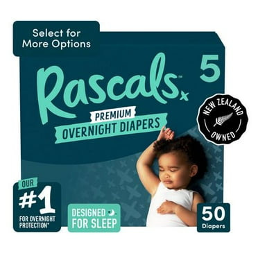 Rascal + Friends Premium Diapers - Super Value Pack, Unisex, Size 3-7 ...