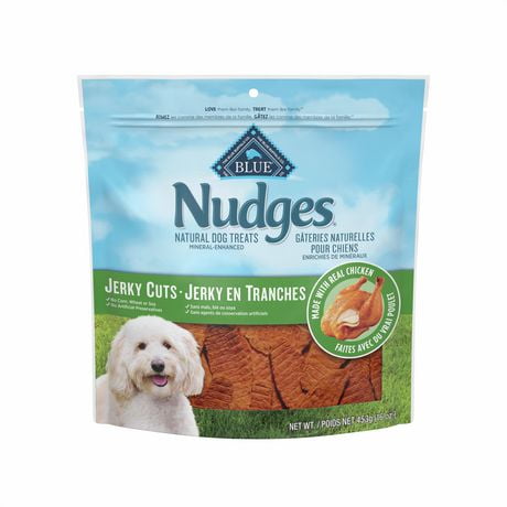 Blue Buffalo Nudges Jerky Cuts Natural Dog Treats, Chicken, 453g, BLUE ...