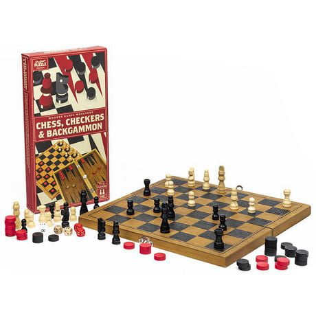 Wooden Games Workshop - Chess, Checkers & Backgammon | Walmart Canada