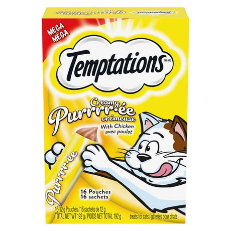 Temptations Creamy Puree Chicken Lickable Cat Treats | Walmart Canada