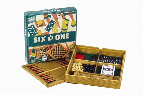 Wooden Games Workshop - Six in One - Walmart.ca