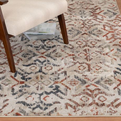Click here for Natco Home Pescara Navy Blue And Red Woven Area Ru... prices