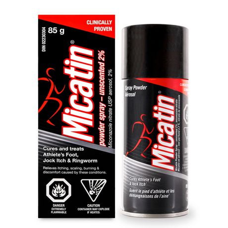 Micatin®Unscented Powder Spray, 85 g - Walmart.ca