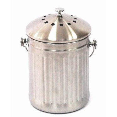 Kitchen Compost Bin Countertop Indoor Compost Bin with Carrying Handle ...