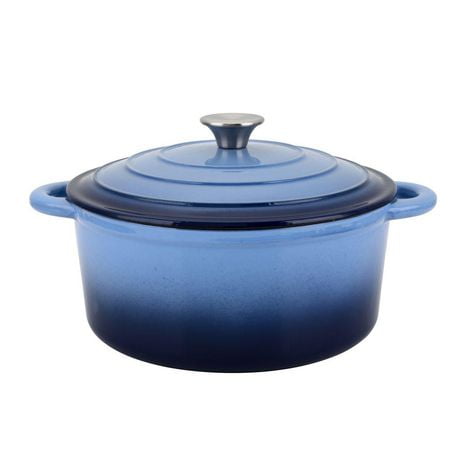 Click here for Hamilton Beach Round Dutch Oven Pot  Cast Iron Blu... prices