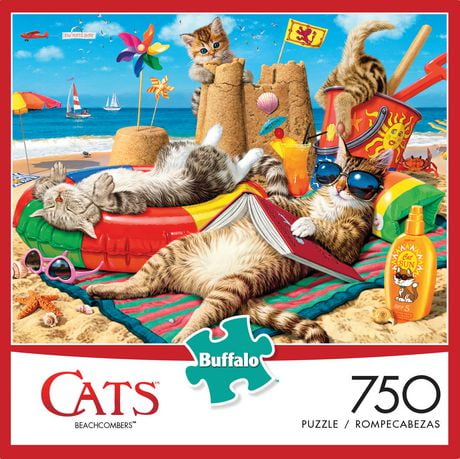 Buffalo Games Cats Beachcombers 750 Piece Jigsaw Puzzle - Walmart.ca