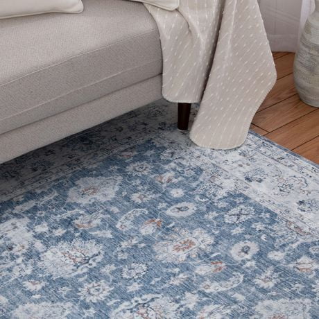 Click here for Natco Home Banburry Ocean Blue And Ivory Woven Are... prices