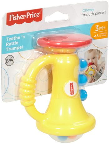 Fisher-Price Teethe 'n Rattle Trumpet | Walmart Canada