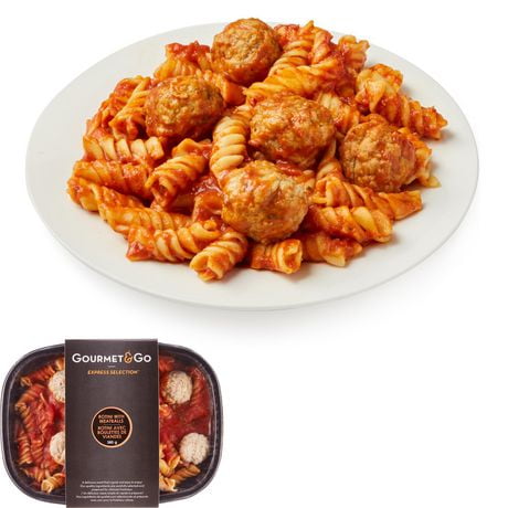Gourmet & Go Express Selections Rotini with Meatballs - Walmart.ca