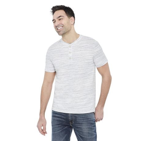 Click here for George Mens Short Sleeve Henley Natural M prices