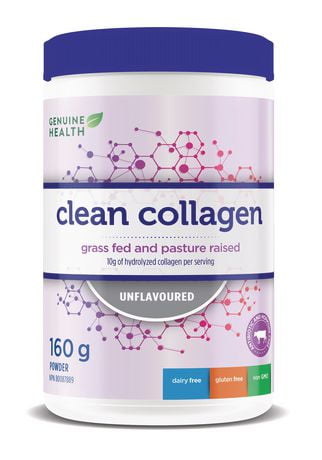 Genuine Health Clean Collagen Unflavored Powder 160g | Walmart Canada