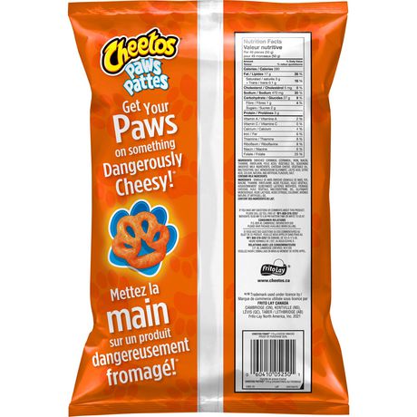 Cheetos Paws Cheddar Cheese Flavoured Snacks | Walmart Canada