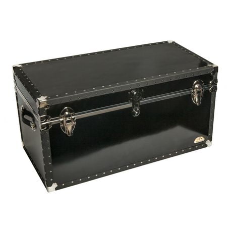 Click here for Everlite Xlarge Metal Cedar Lined Trunk Black prices